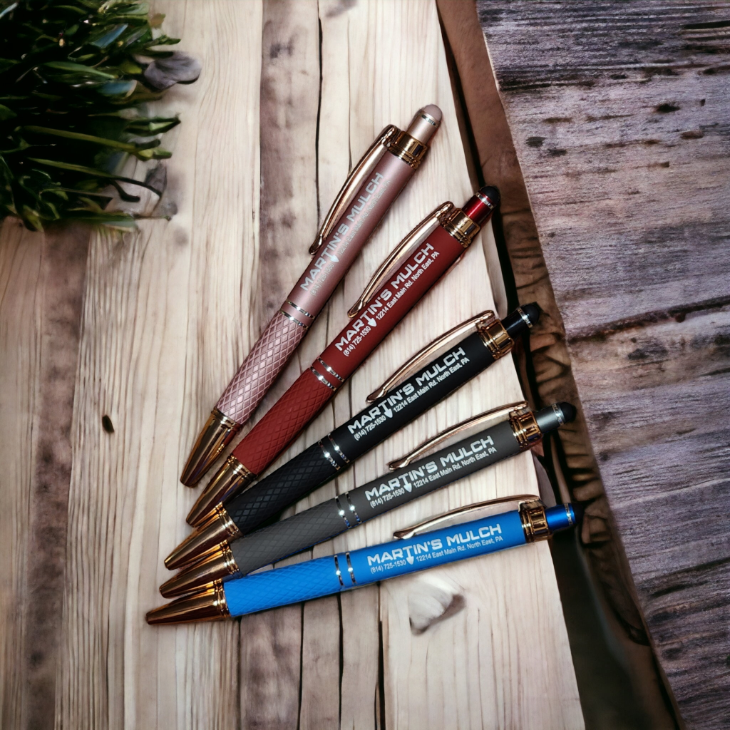 SereneQuill - Rose Gold Elegant Soft Touch Pen - Luxurious Writing ...